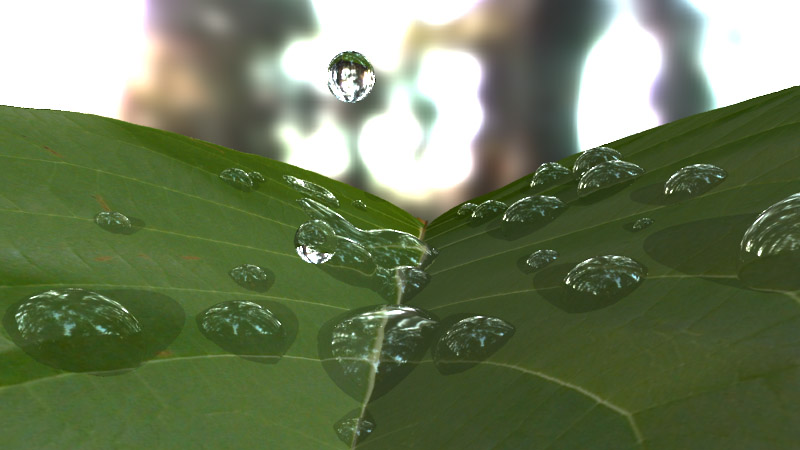 Water Drops on Surfaces | Huamin Wang